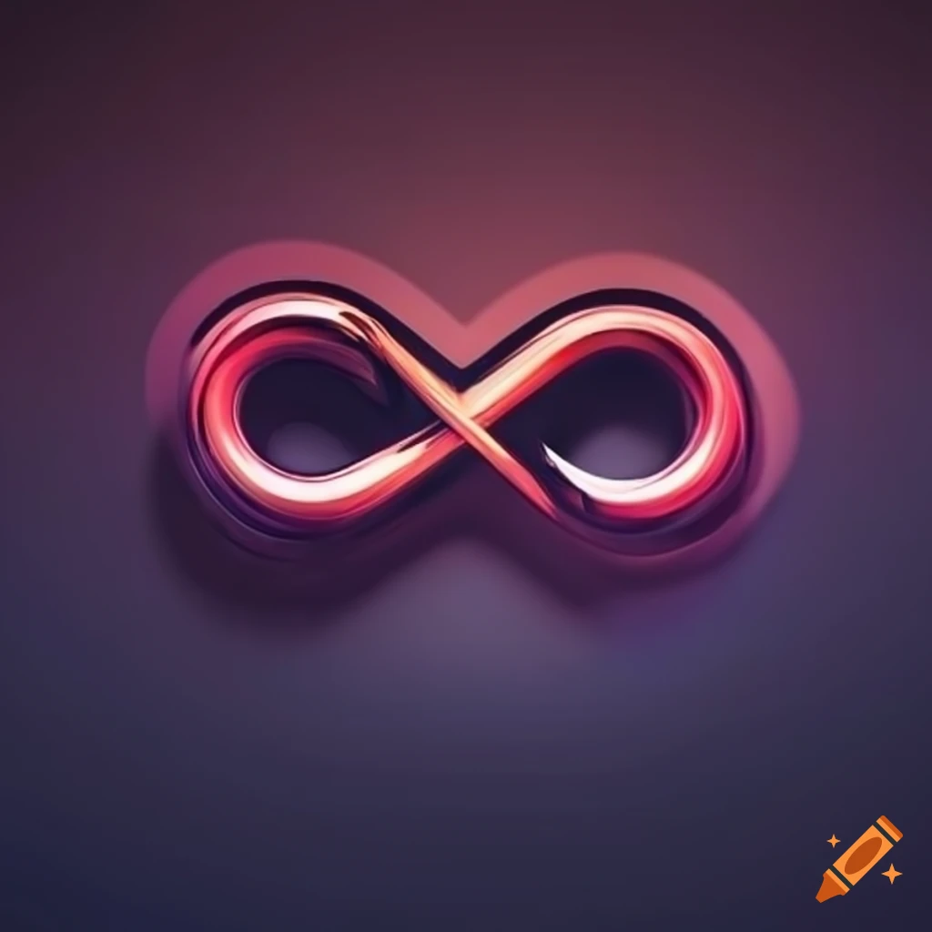 Gaming logo inspired by infinity symbol on Craiyon