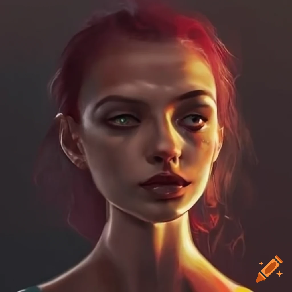 Close-up of a beautiful flower on Craiyon