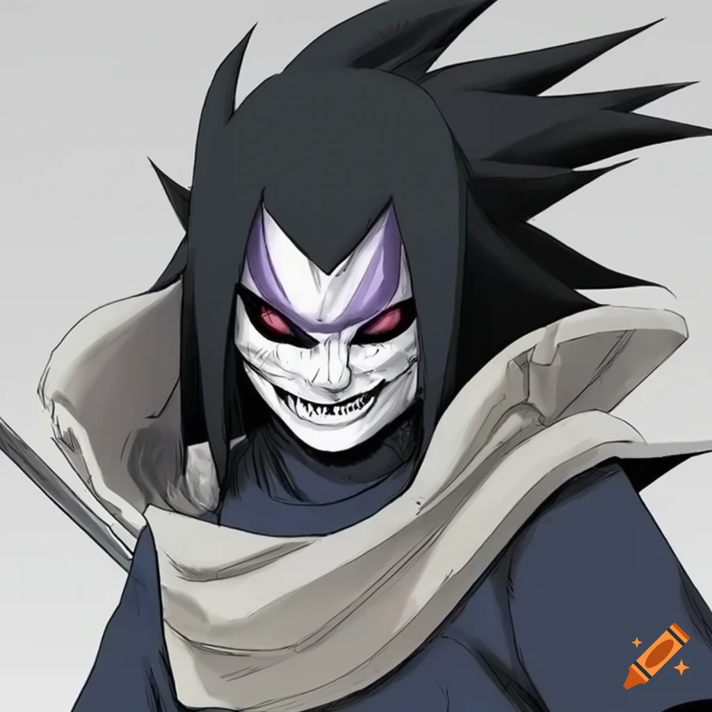 Orochimaru fused batman in black knight armor with sword on Craiyon