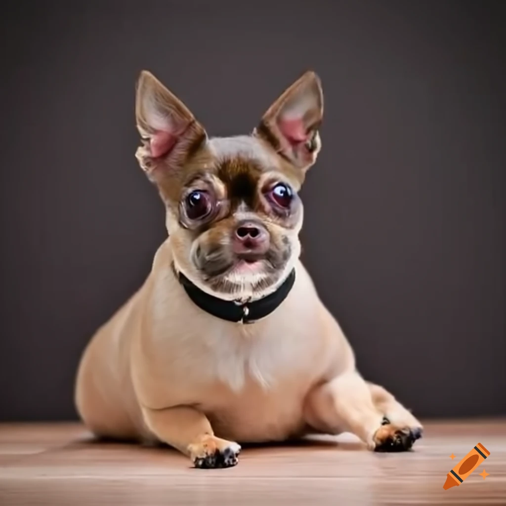 Chubby small dog on Craiyon