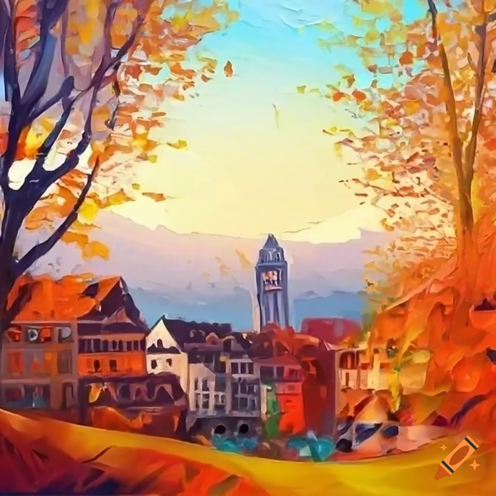 November city landscape in switzerland on Craiyon