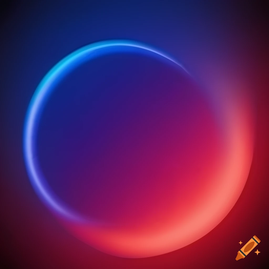 Red and blue gradient glowing background on Craiyon