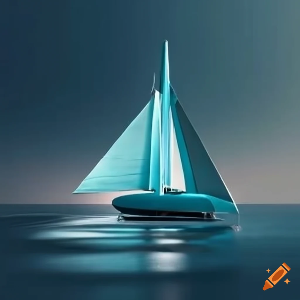 Sleek sailboat designed for stability in rough seas and calm waters on ...