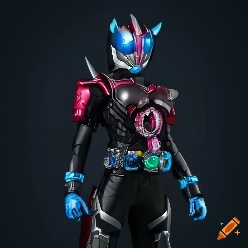 Photorealistic female kamen rider on Craiyon