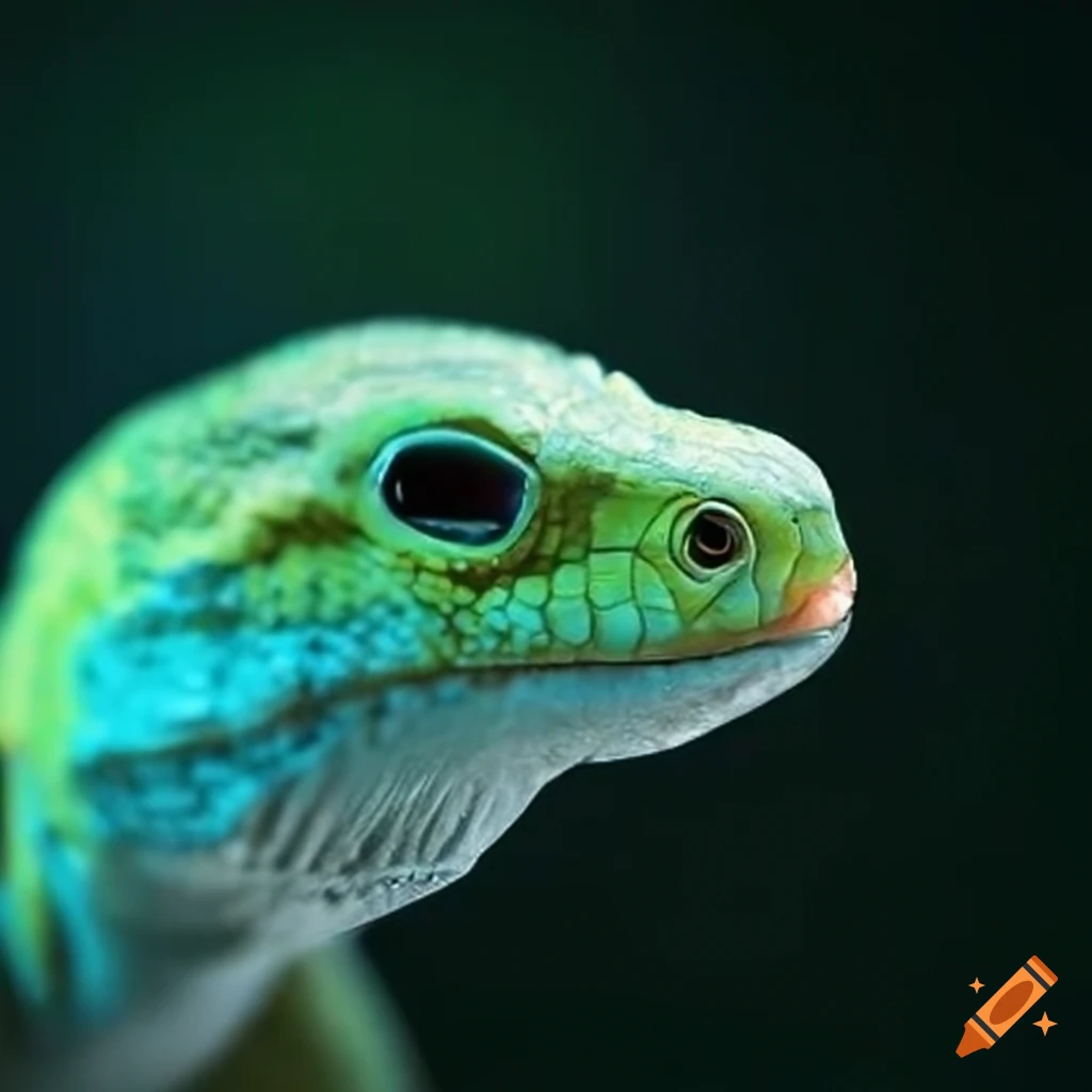 Reptile with sharp nails and slimy outer coating on Craiyon