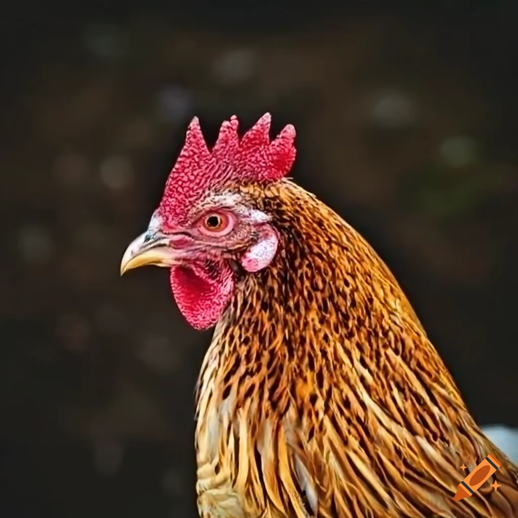 Realistic chicken on Craiyon