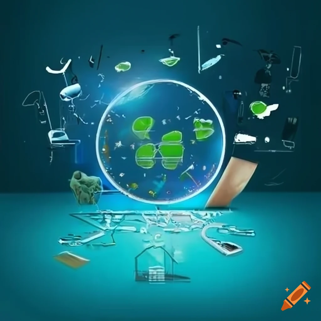 Humorous illustration of energy in sustainable computing concept on Craiyon