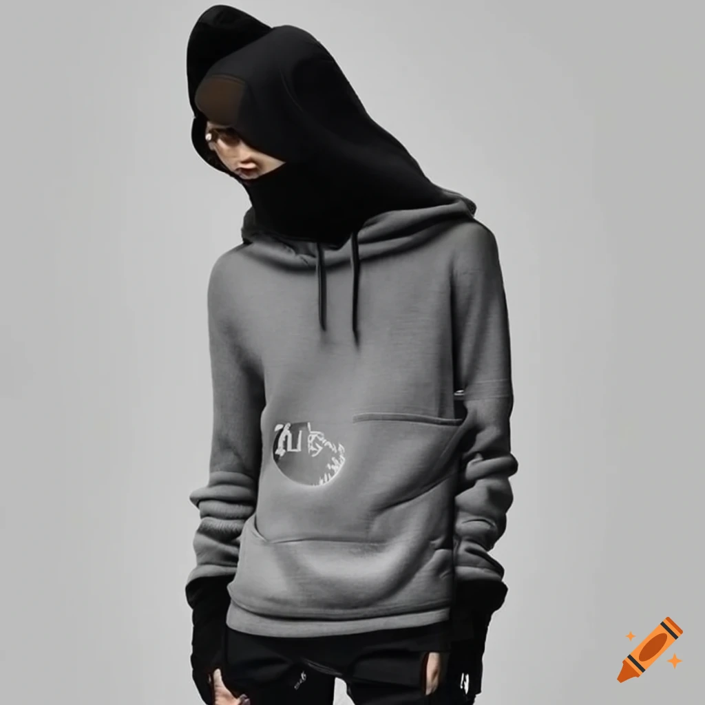Stylish frosted hoody with urban street style on Craiyon