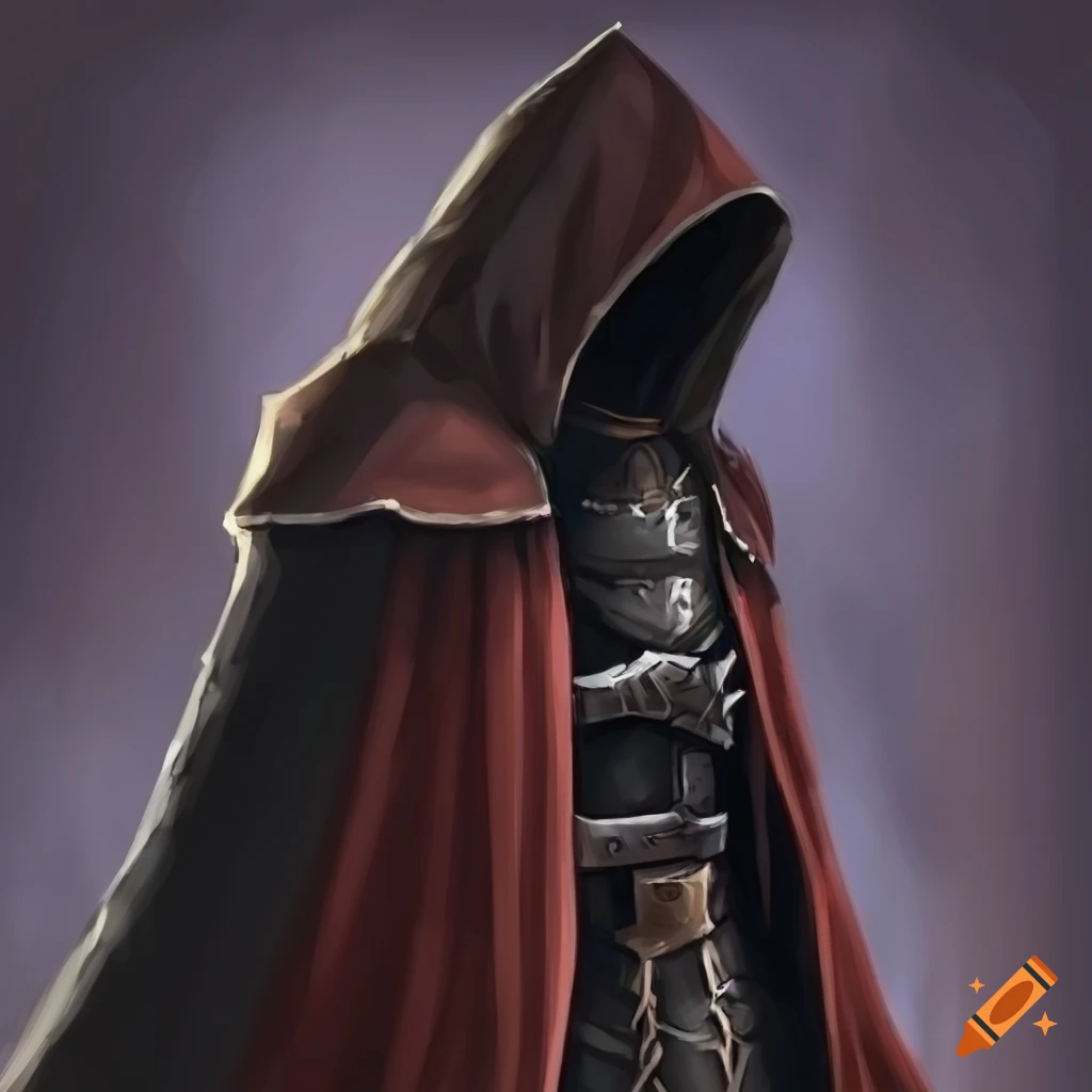 Cloaked armor for dungeons & dragons (dnd) on Craiyon