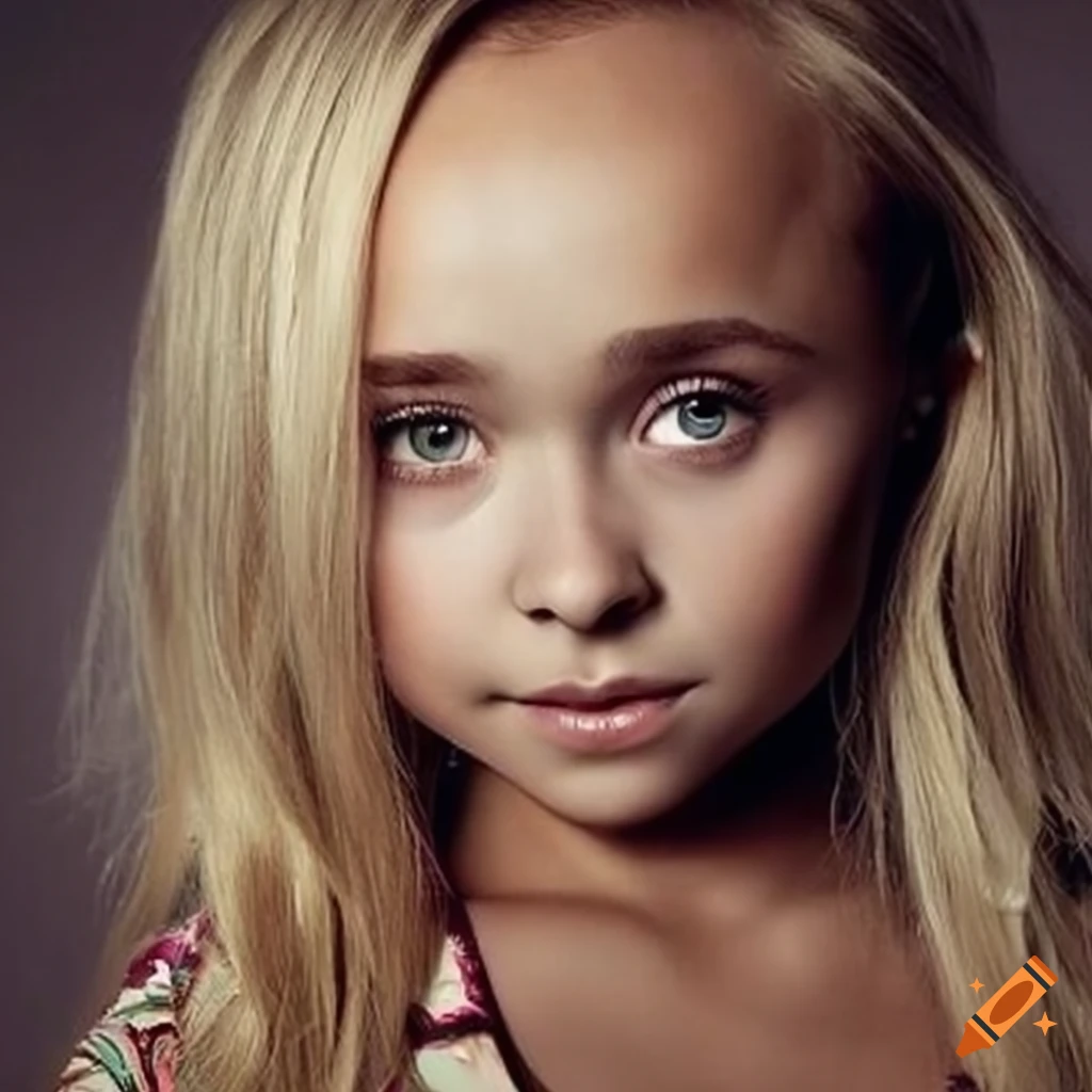 Hayden panetierre child model on Craiyon