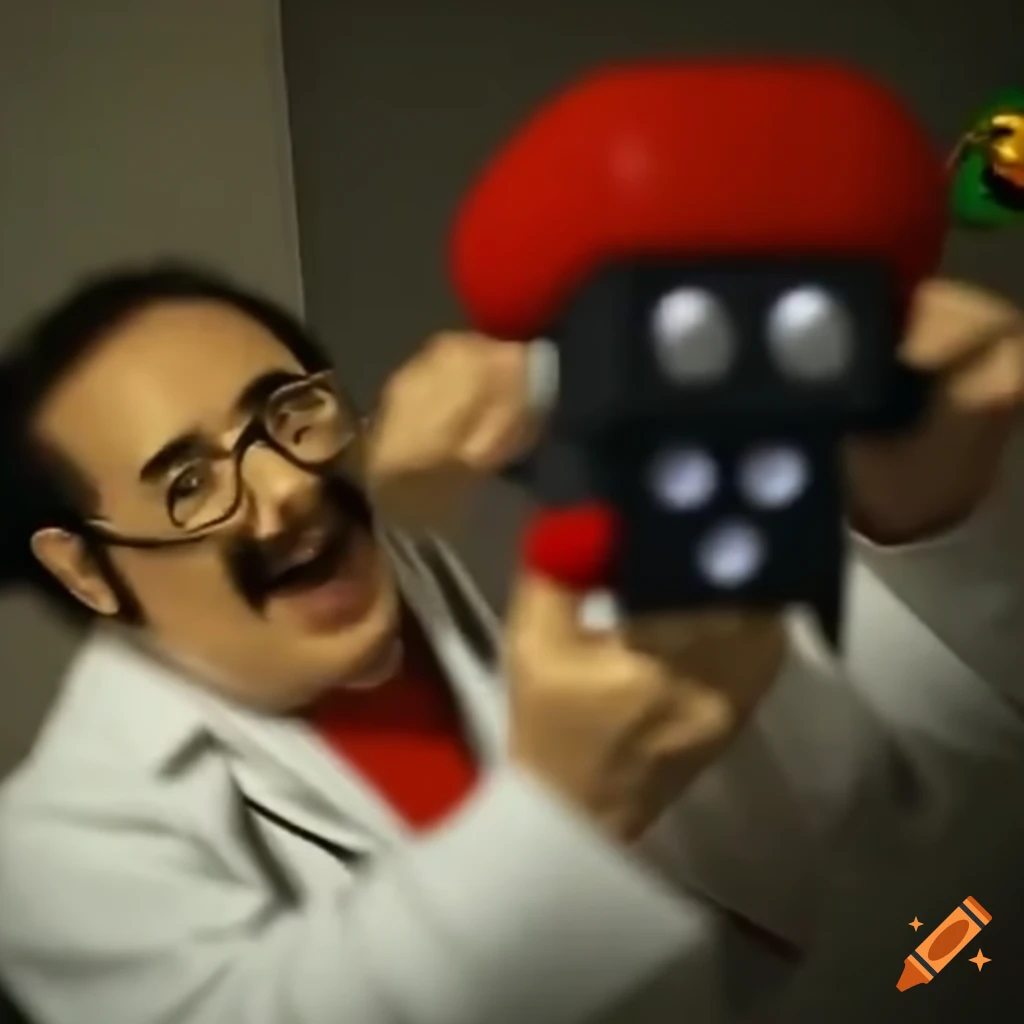 Dr Mario as Superkai 64 at Minecon on Craiyon