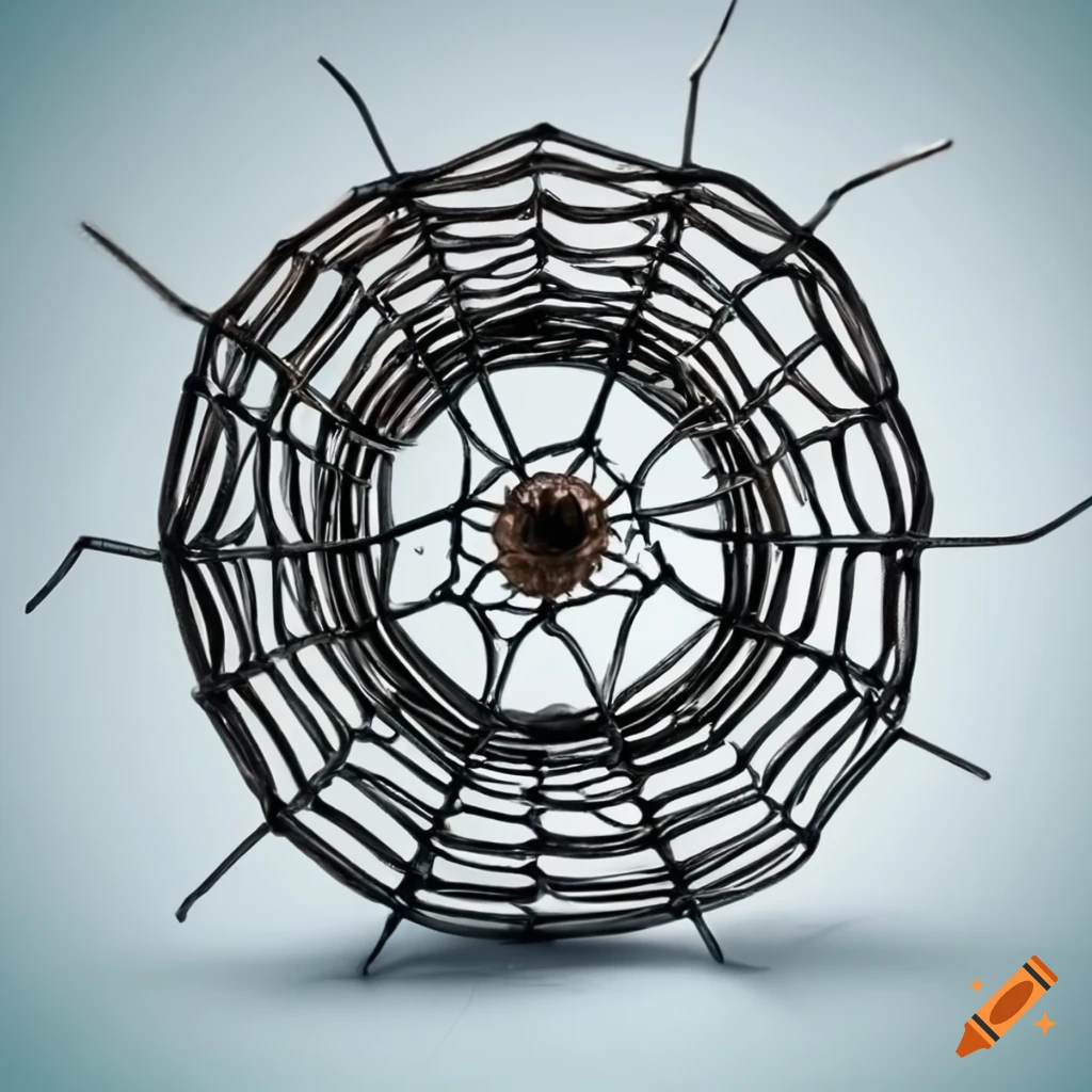 Metal spider wire on Craiyon