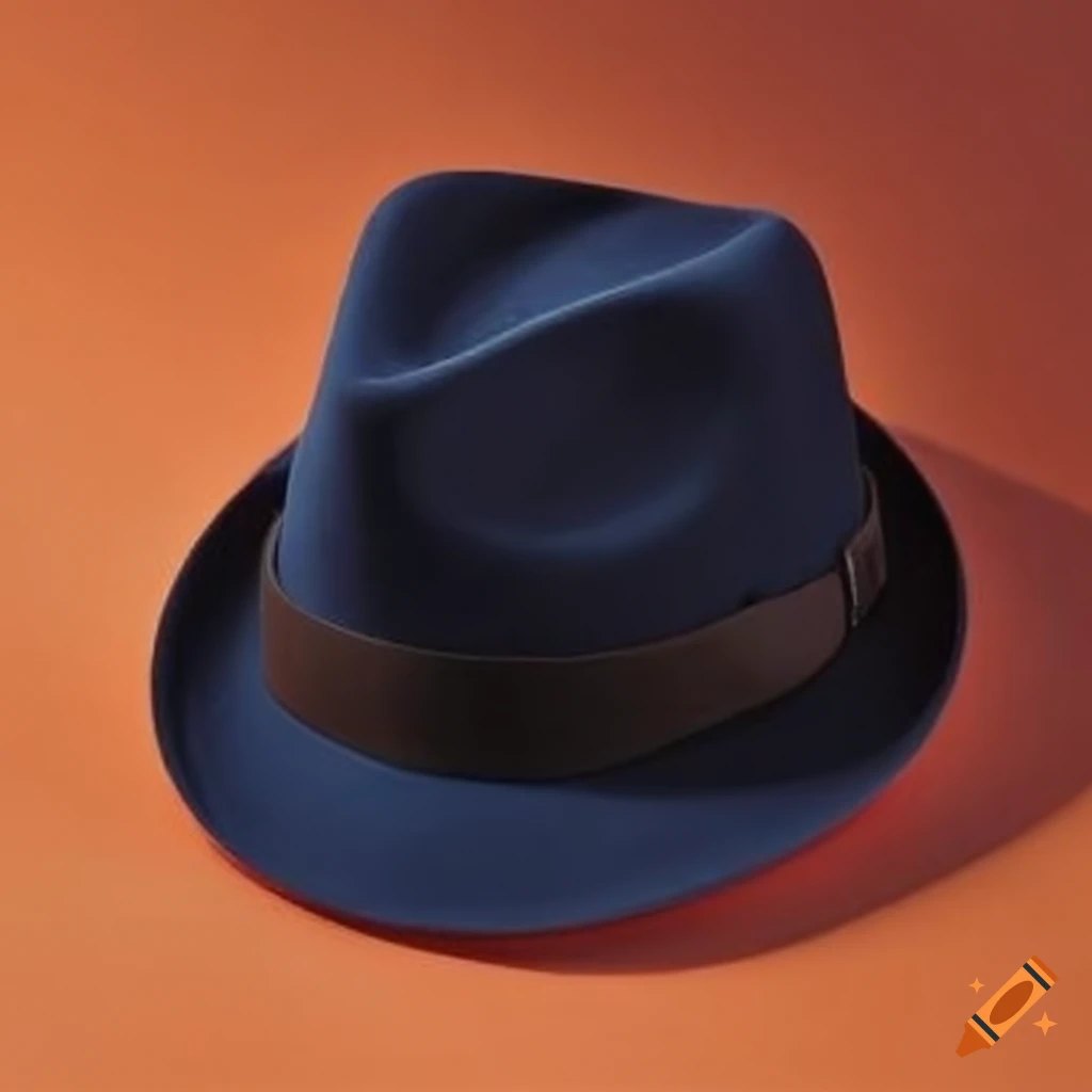 Felt fedora hat on Craiyon