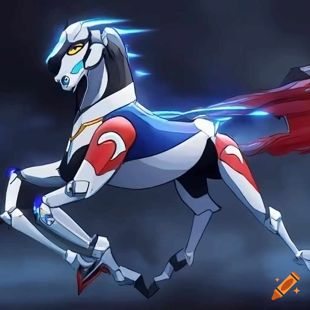 Horse voltron on Craiyon