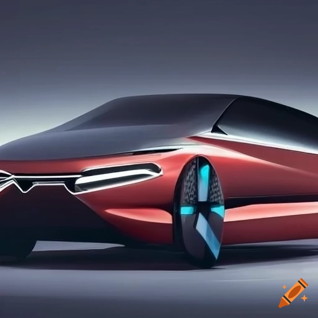 Redesigned citroen ds as a futuristic car with a unique design on Craiyon
