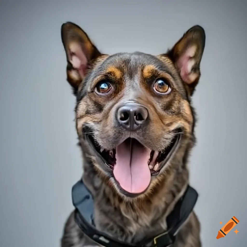 Happy dog on Craiyon