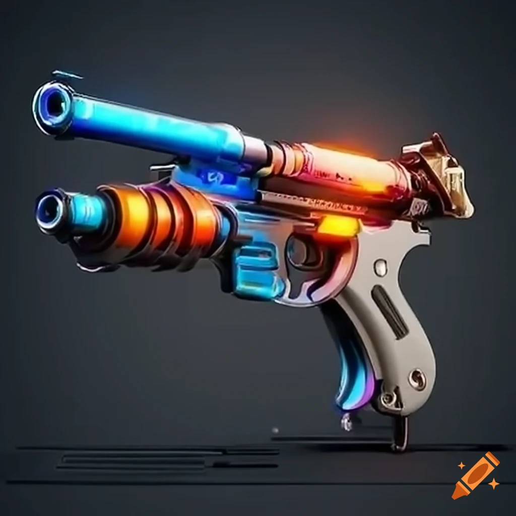 Science blaster gun adapting to brain function and emotions on Craiyon