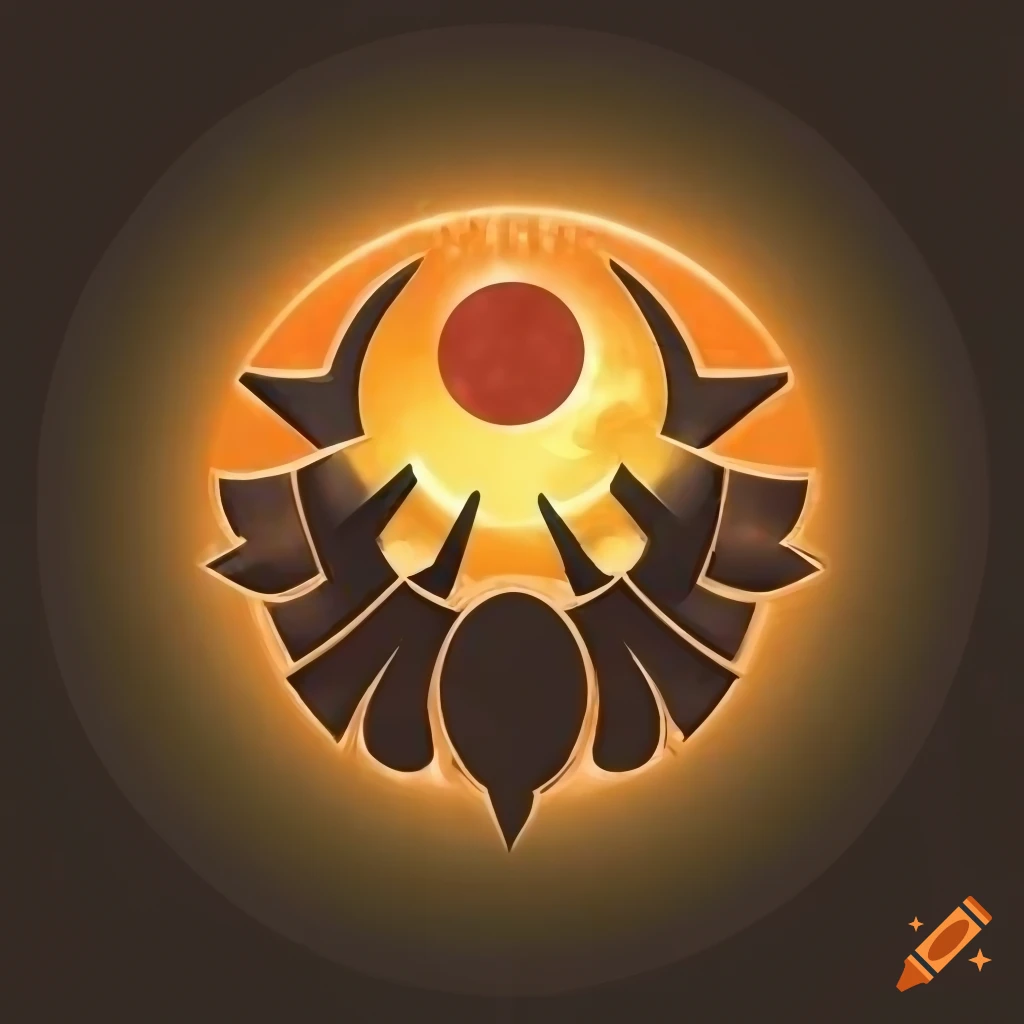 Equinox guild logo with sun and moon elements on Craiyon