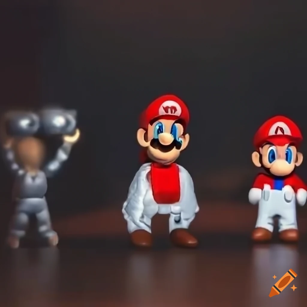 Dr mario as superkai 64 at minecon on Craiyon