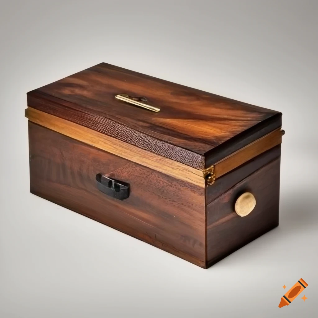 Long wooden box with italian inscription on Craiyon