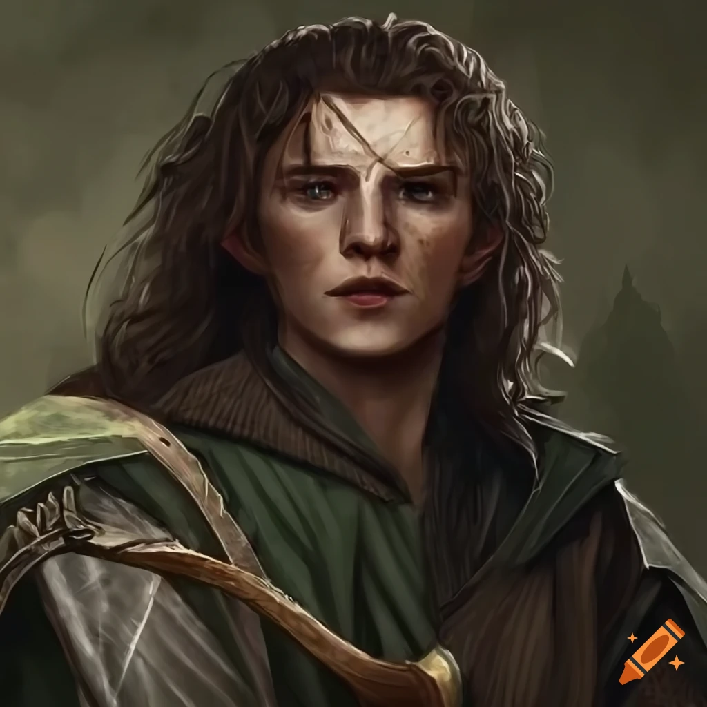 Roleplaying character named munan walda in ranger gear with sword and ...