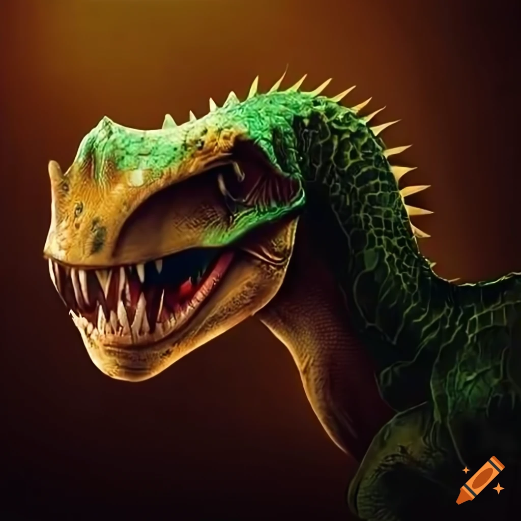 Dino monster on Craiyon