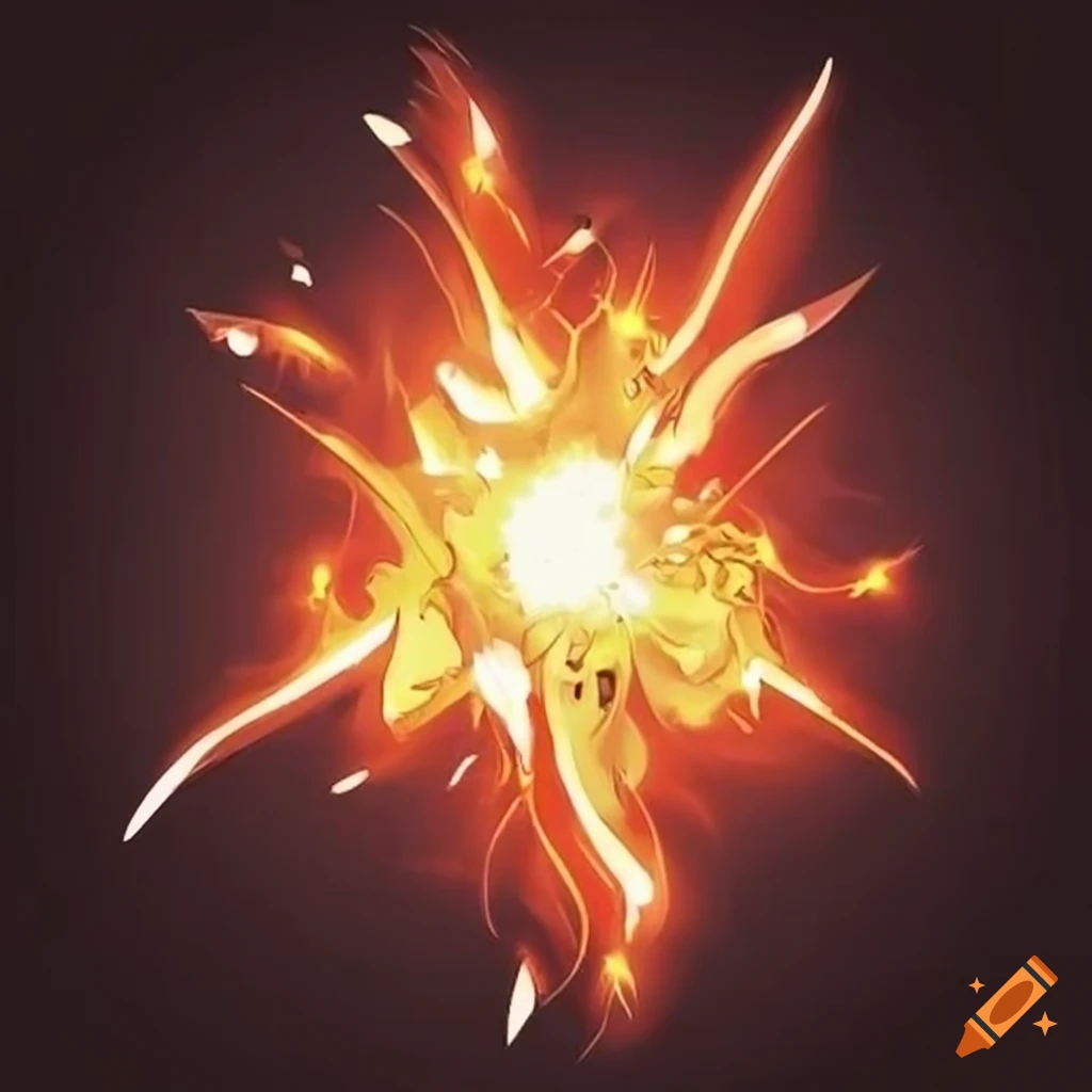 Cartoon spark illustration on Craiyon