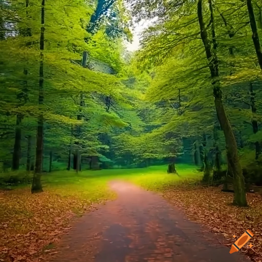 Bright forest in stunning 4k resolution on Craiyon