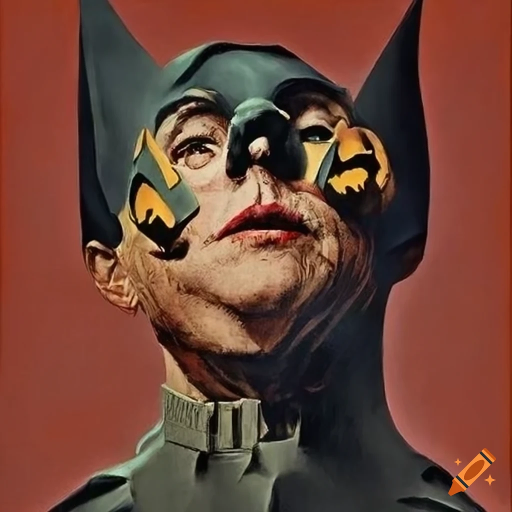 Hypnotic artwork of batman by norman rockwell on Craiyon