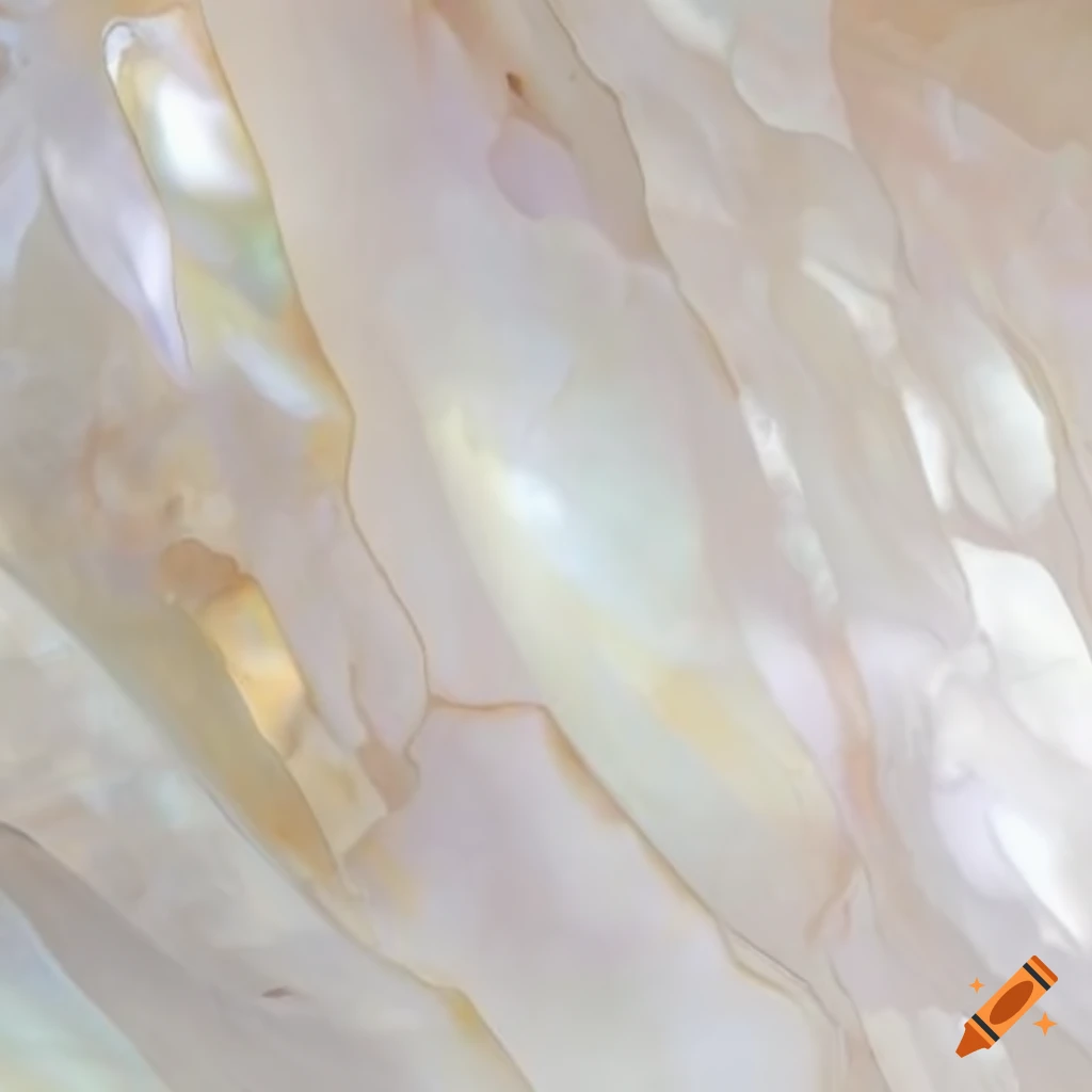 Mother of pearl white smooth texture on Craiyon