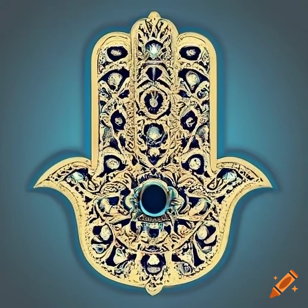 "hand of fatima" design on Craiyon