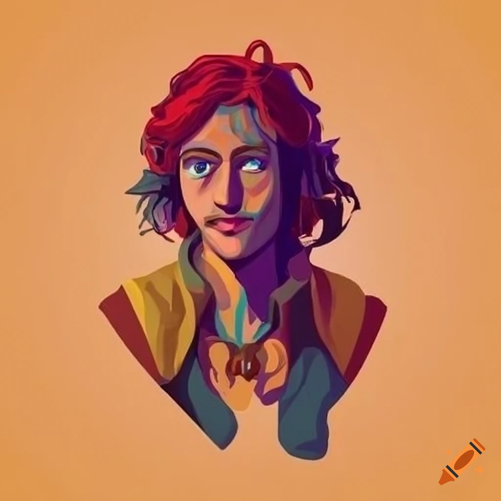 Bard, male on Craiyon