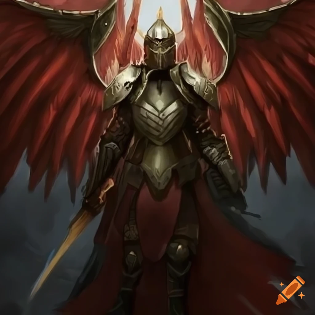 Winged armor for dnd (dungeons and dragons) on Craiyon