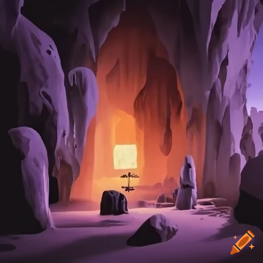 Plato's cave on Craiyon