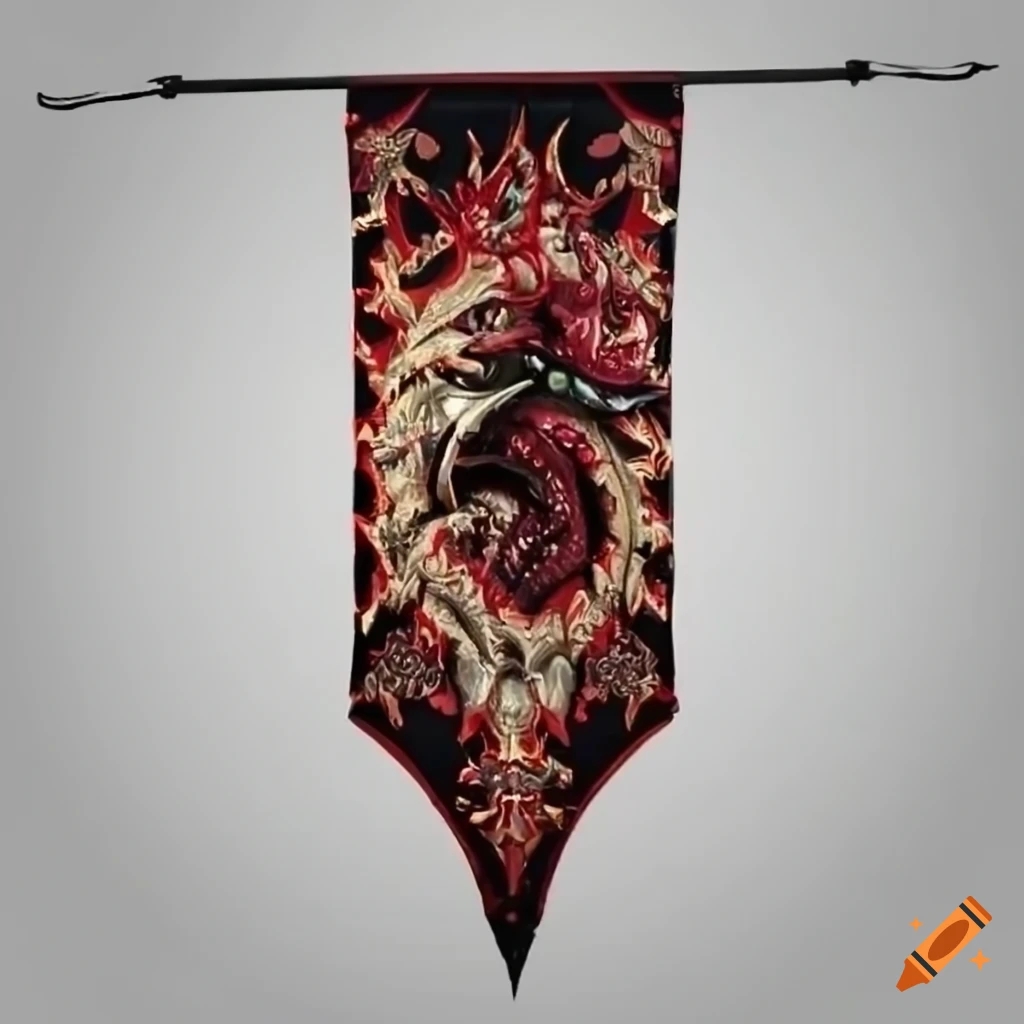 Chaos dragon banner on Craiyon