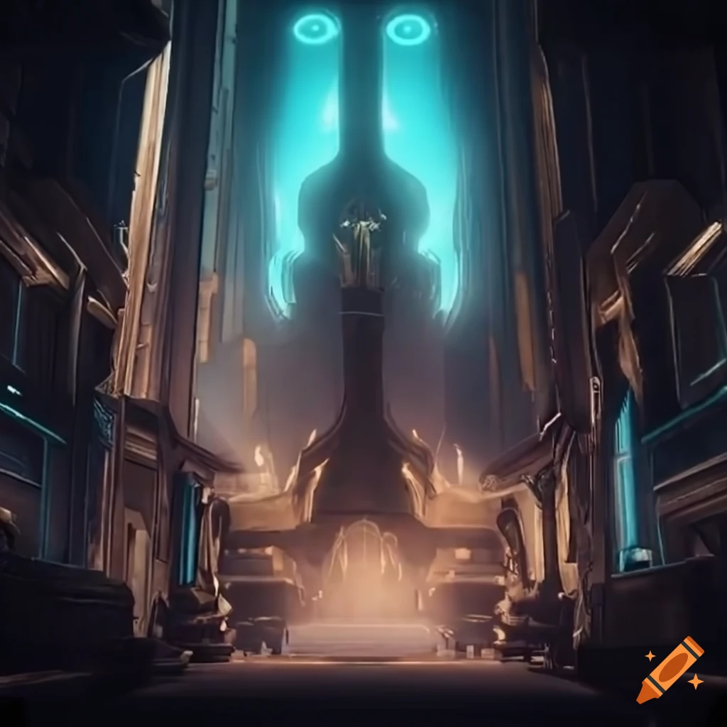 Orokin architecture from the videogame warframe on Craiyon