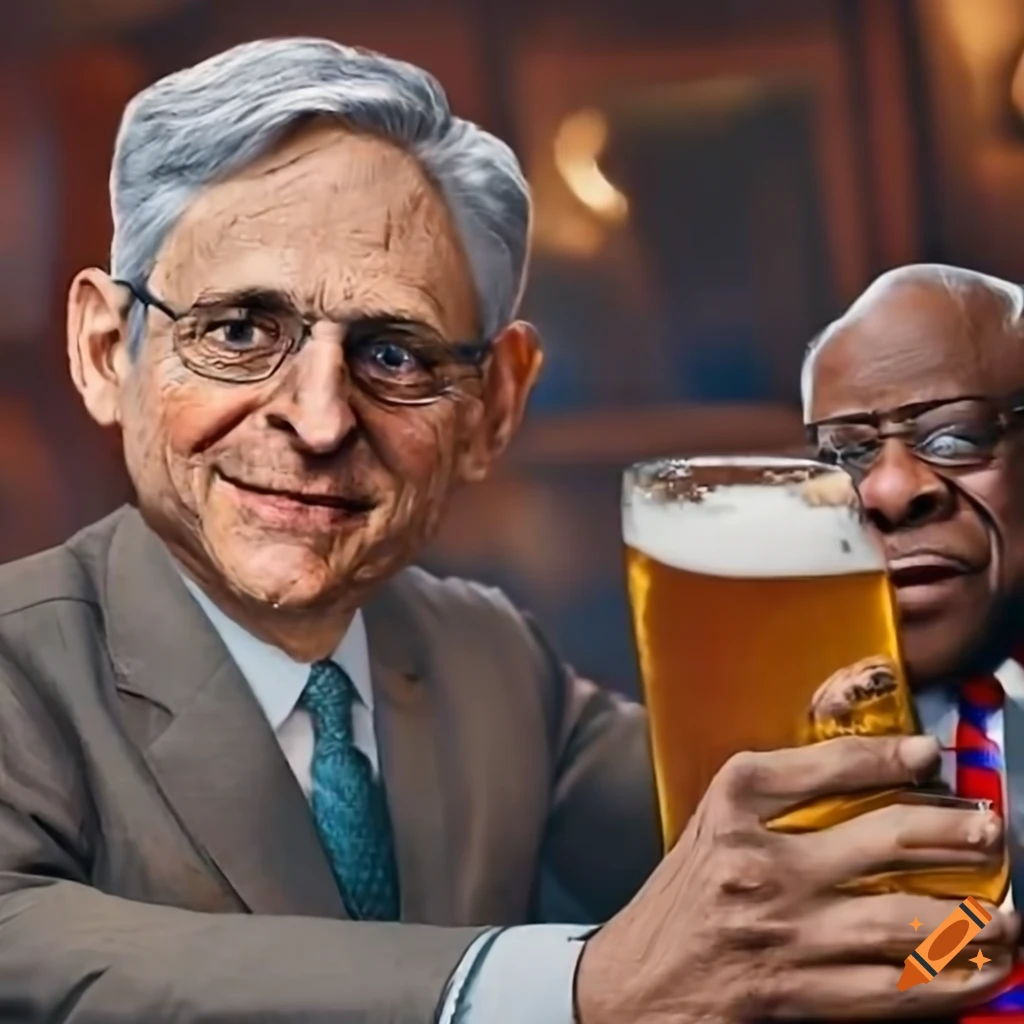 Attorney General Merrick Garland and Clarence Thomas with Ginni Thomas ...