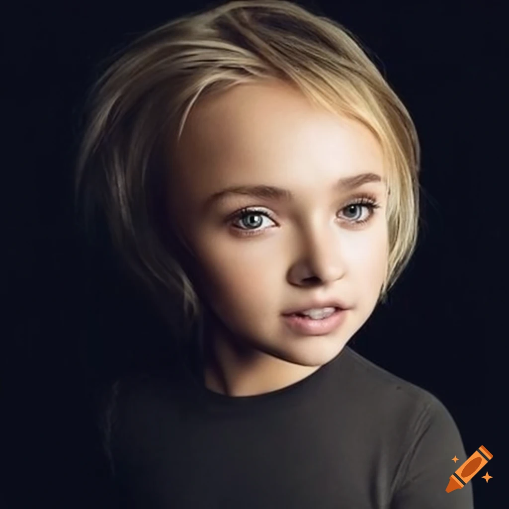 Precocious child model hayden panettiere on Craiyon