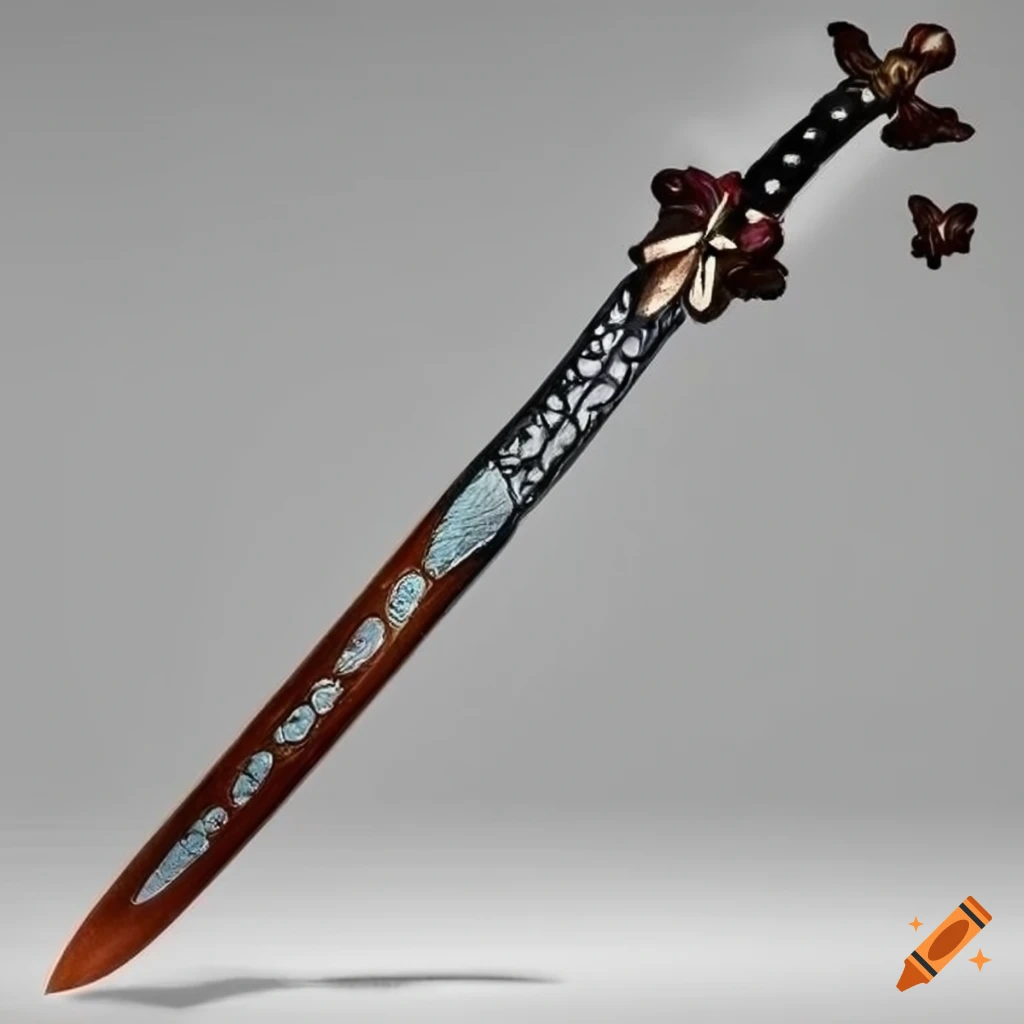 Butterfly sword on Craiyon