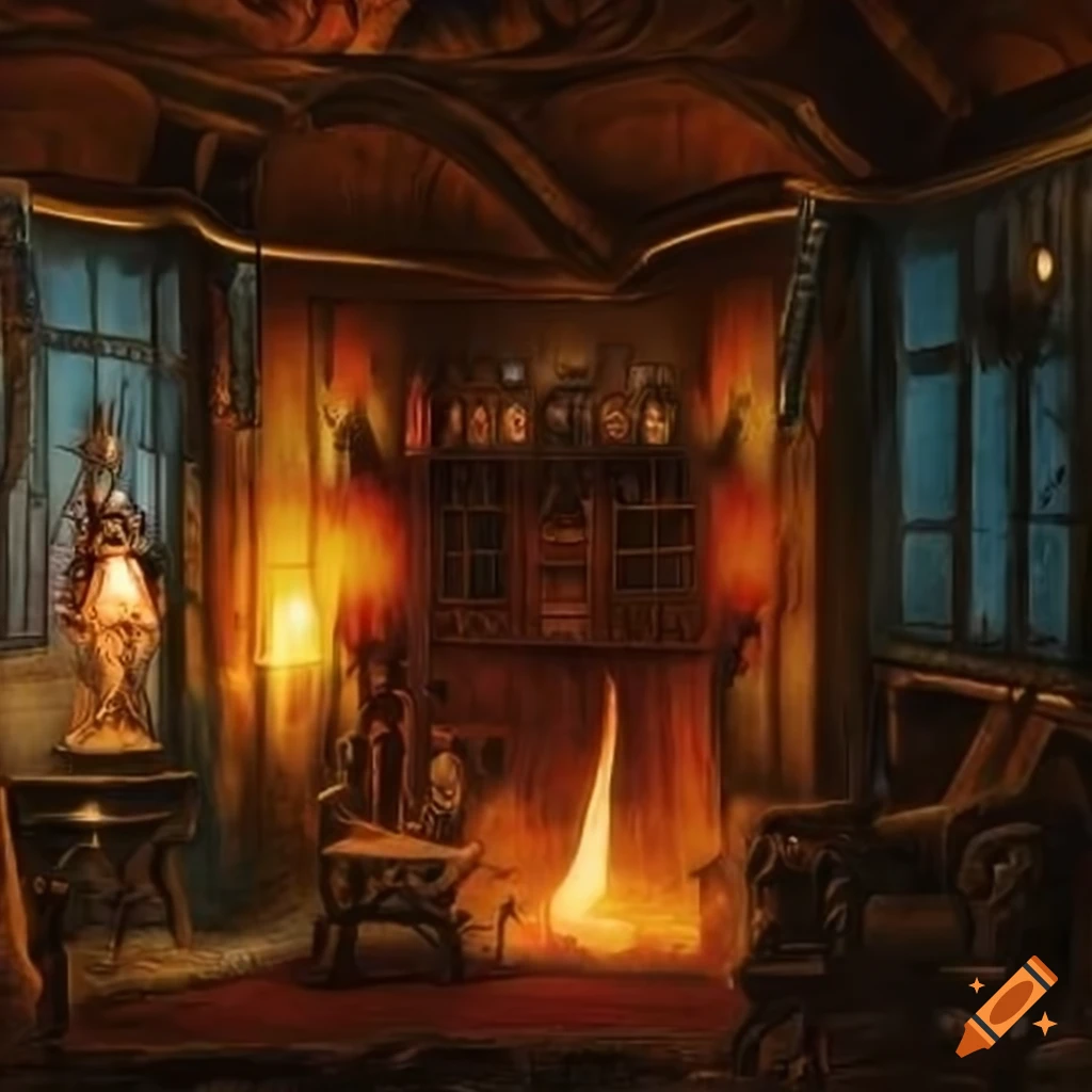 High fantasy lodge on Craiyon