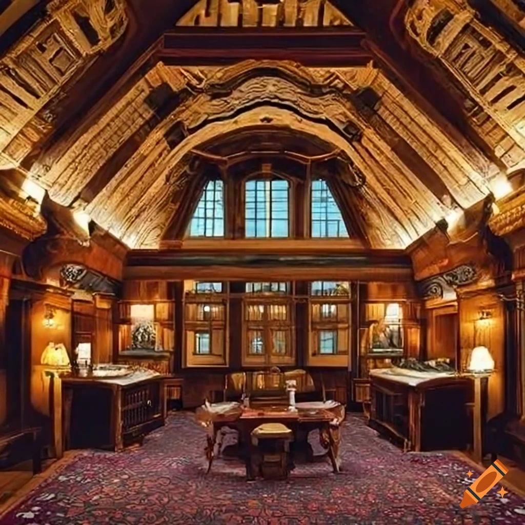 High resolution lodge room on Craiyon