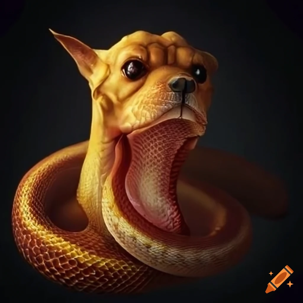 The snake dog of florgelpiep on Craiyon