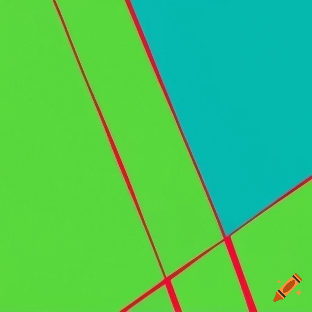 Colorful geometric 2D background with unique shapes in pastel colors on ...