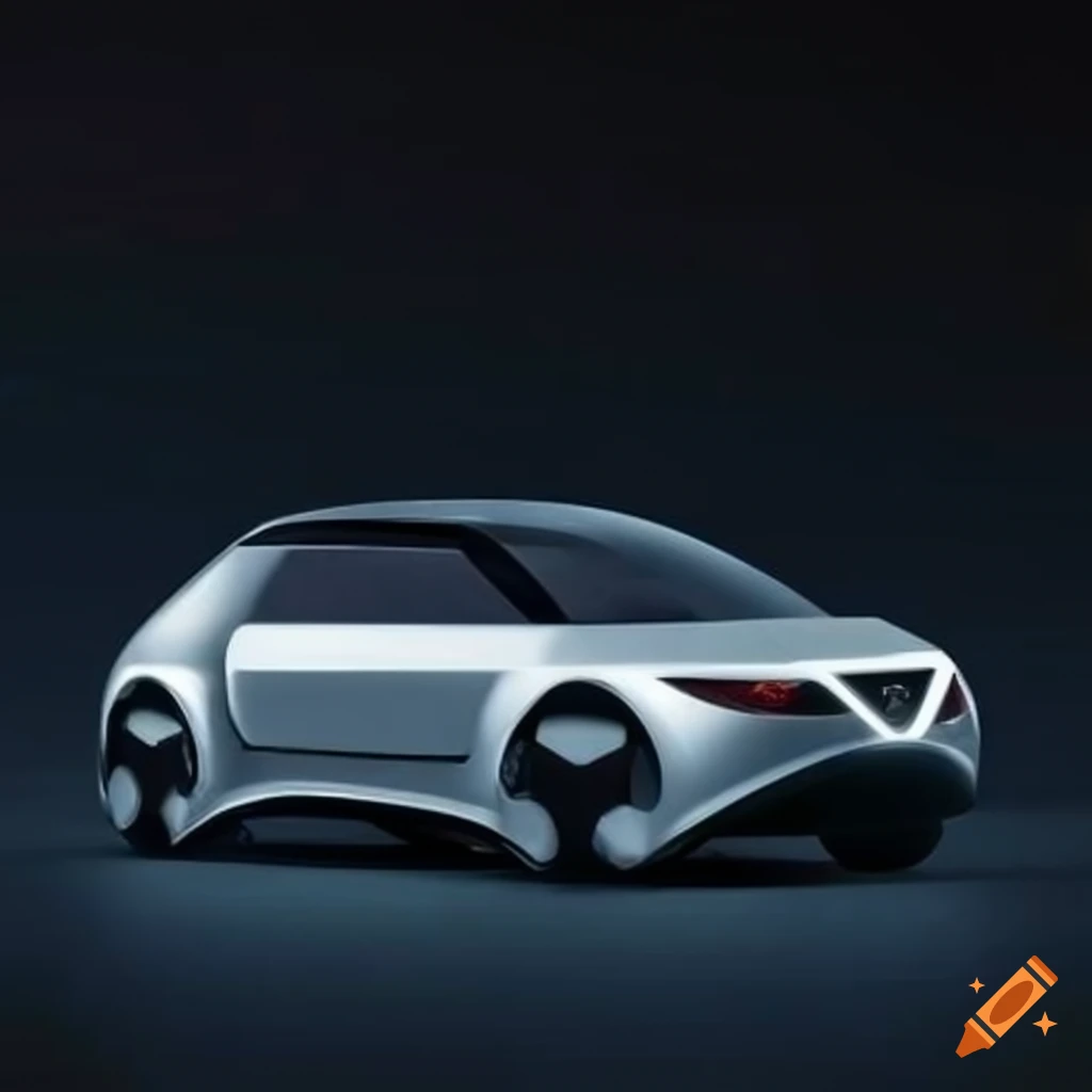 Sleek and stylish futuristic electric car inspired by the classic saab 9-3 on Craiyon