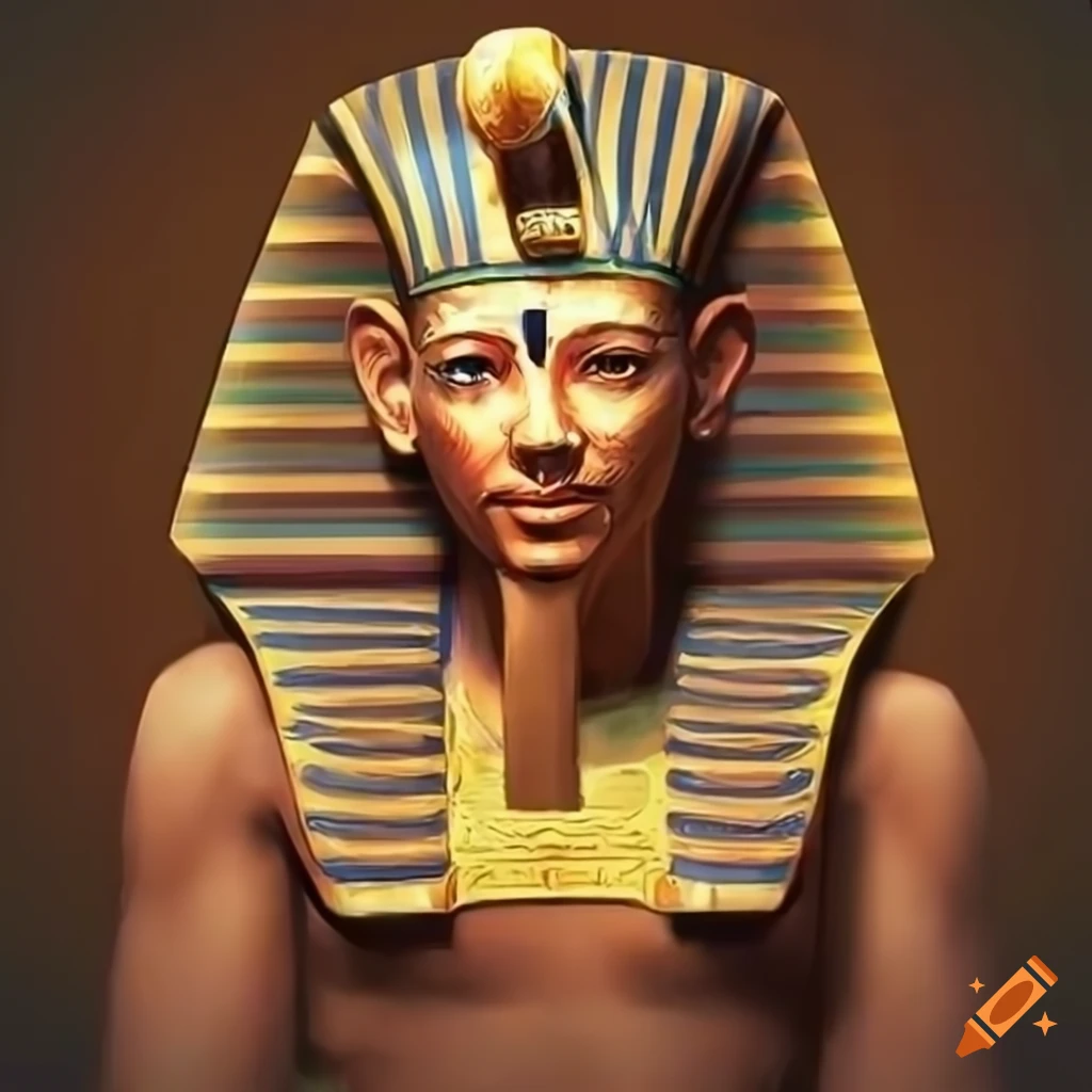 Ra, zeul suprem al mitologiei egiptene, reprezentând Zeul Soarelui on ...