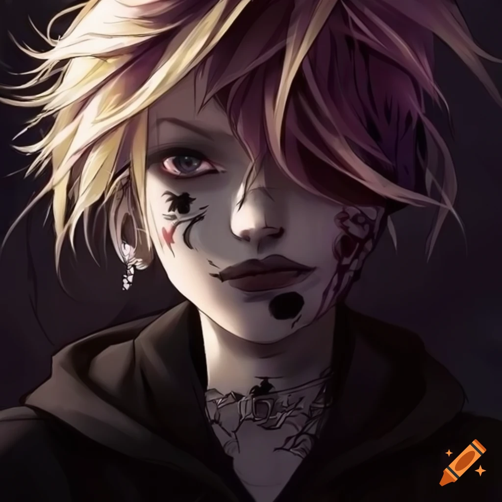 Two goth friends with distinct style hanging out together on Craiyon