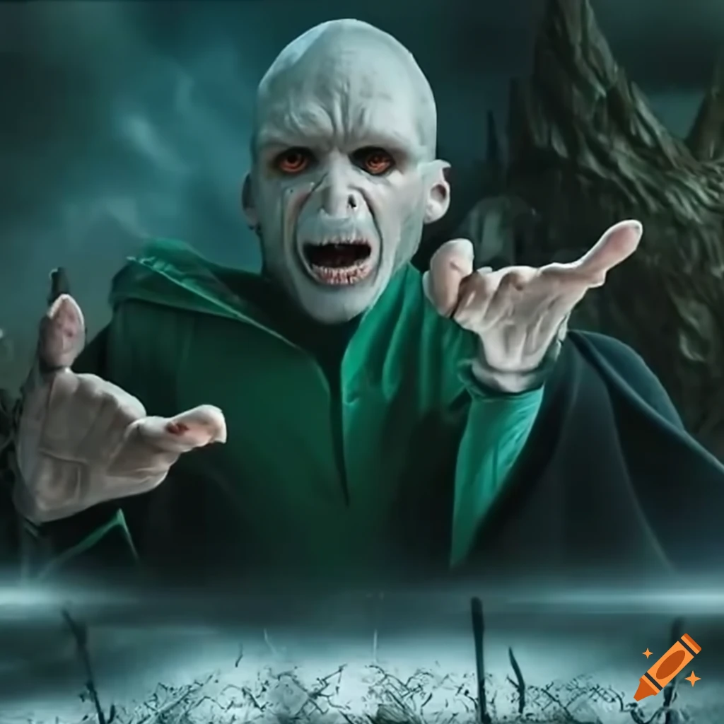 Wizard being defeated by another wizard in a magical duel on Craiyon