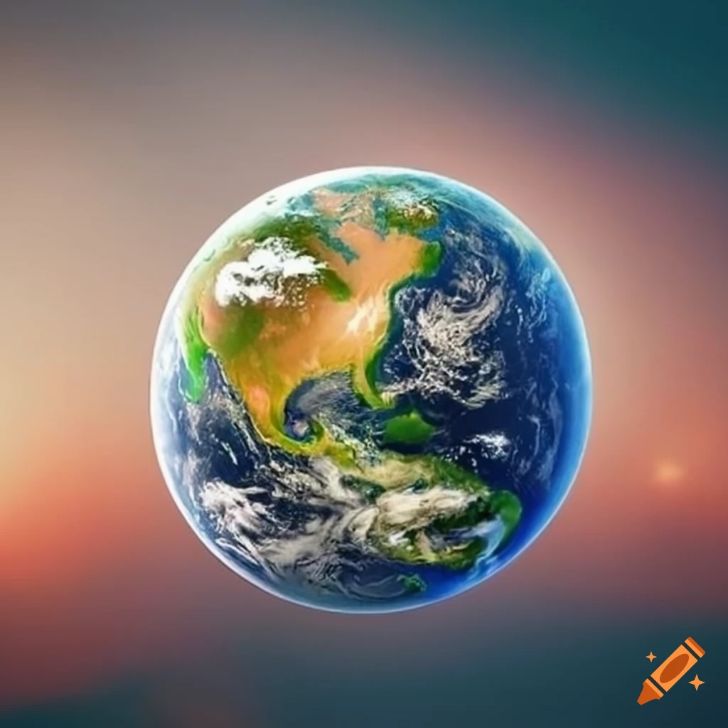 Image of planet earth from space on Craiyon