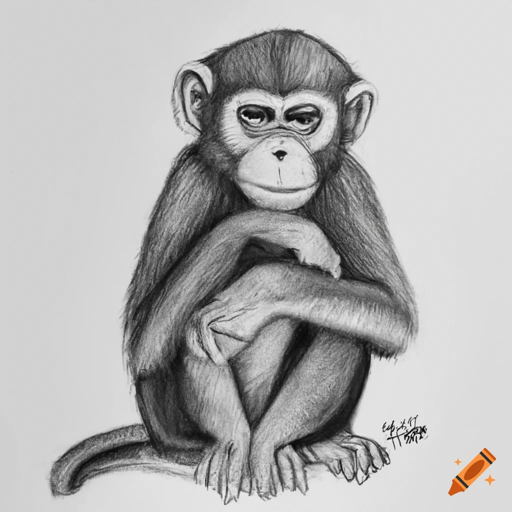 Sad and disappointed monkeys on Craiyon