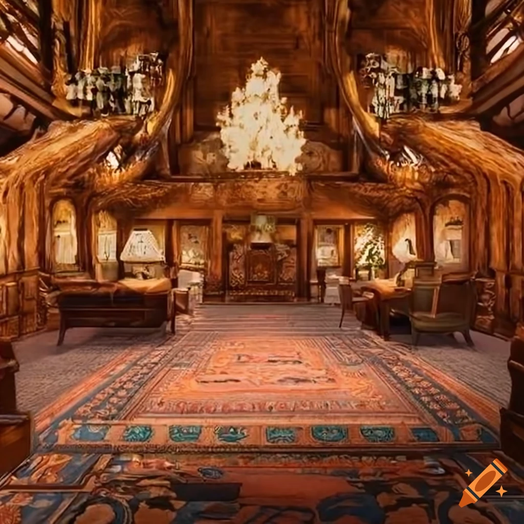 High resolution lodge room on Craiyon